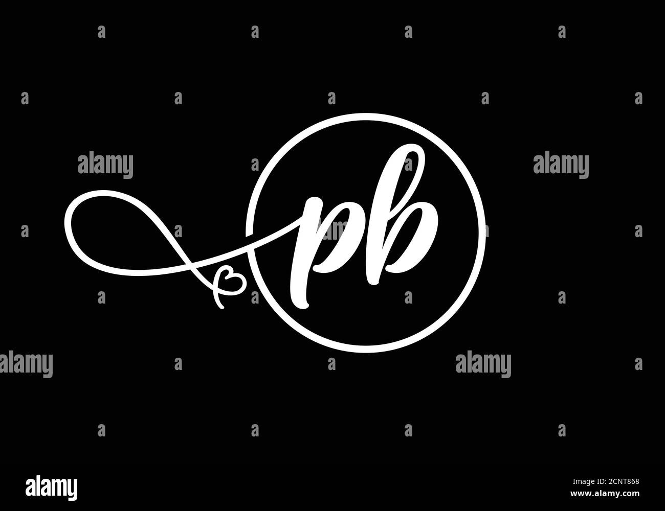 P B Initial Letter Logo design, Graphic Alphabet Symbol for Corporate ...
