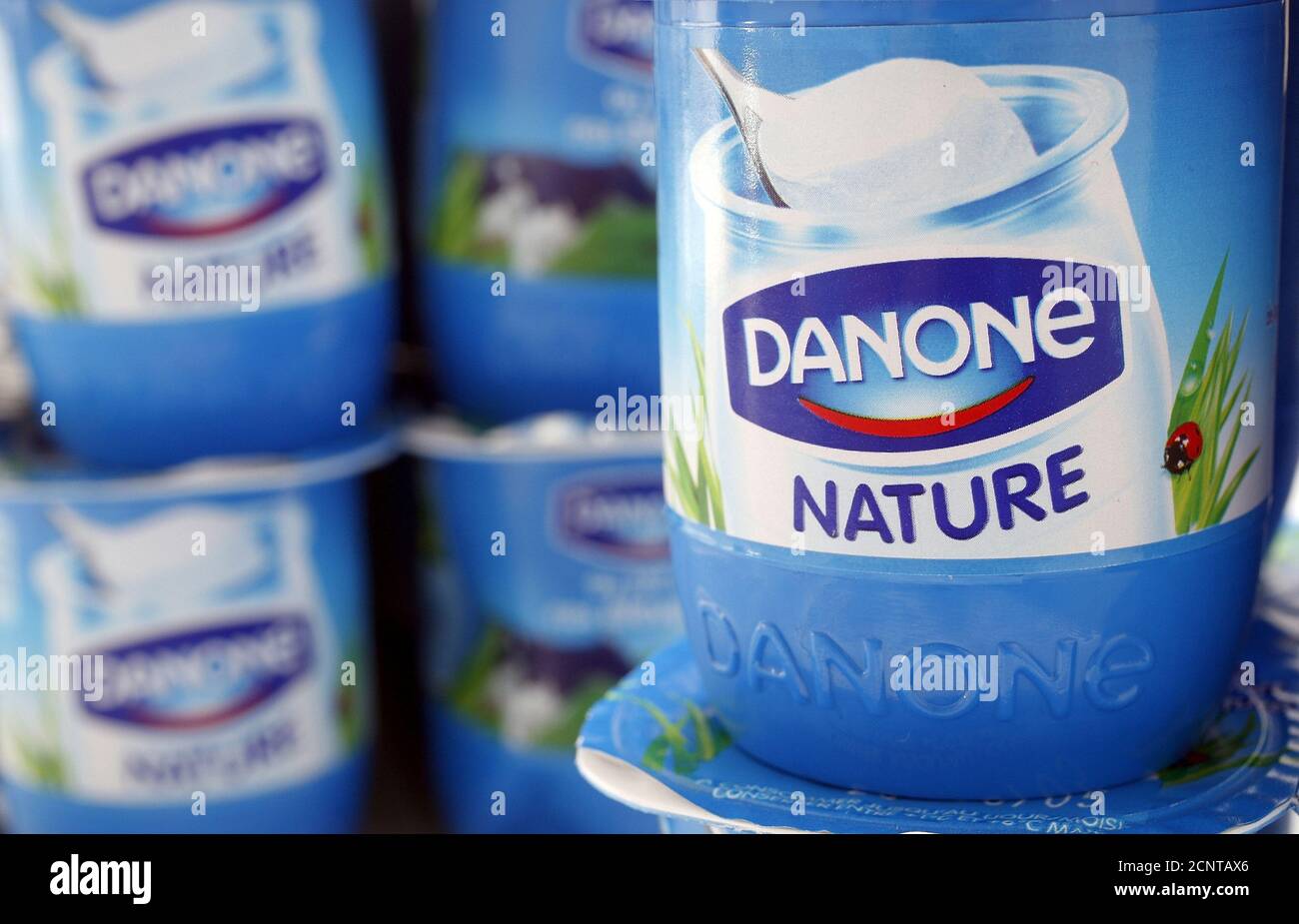Danone yoghurt hi-res stock photography and images - Alamy