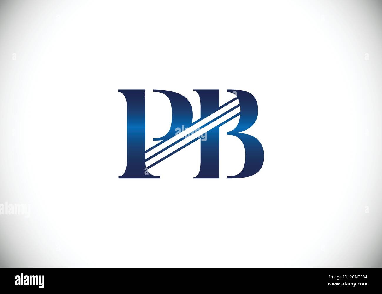 P B Initial Letter Logo design, Graphic Alphabet Symbol for Corporate ...