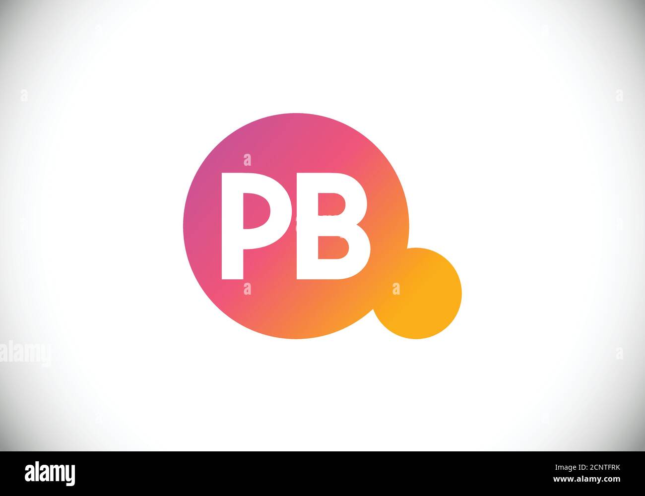 P B Initial Letter Logo design, Graphic Alphabet Symbol for Corporate ...