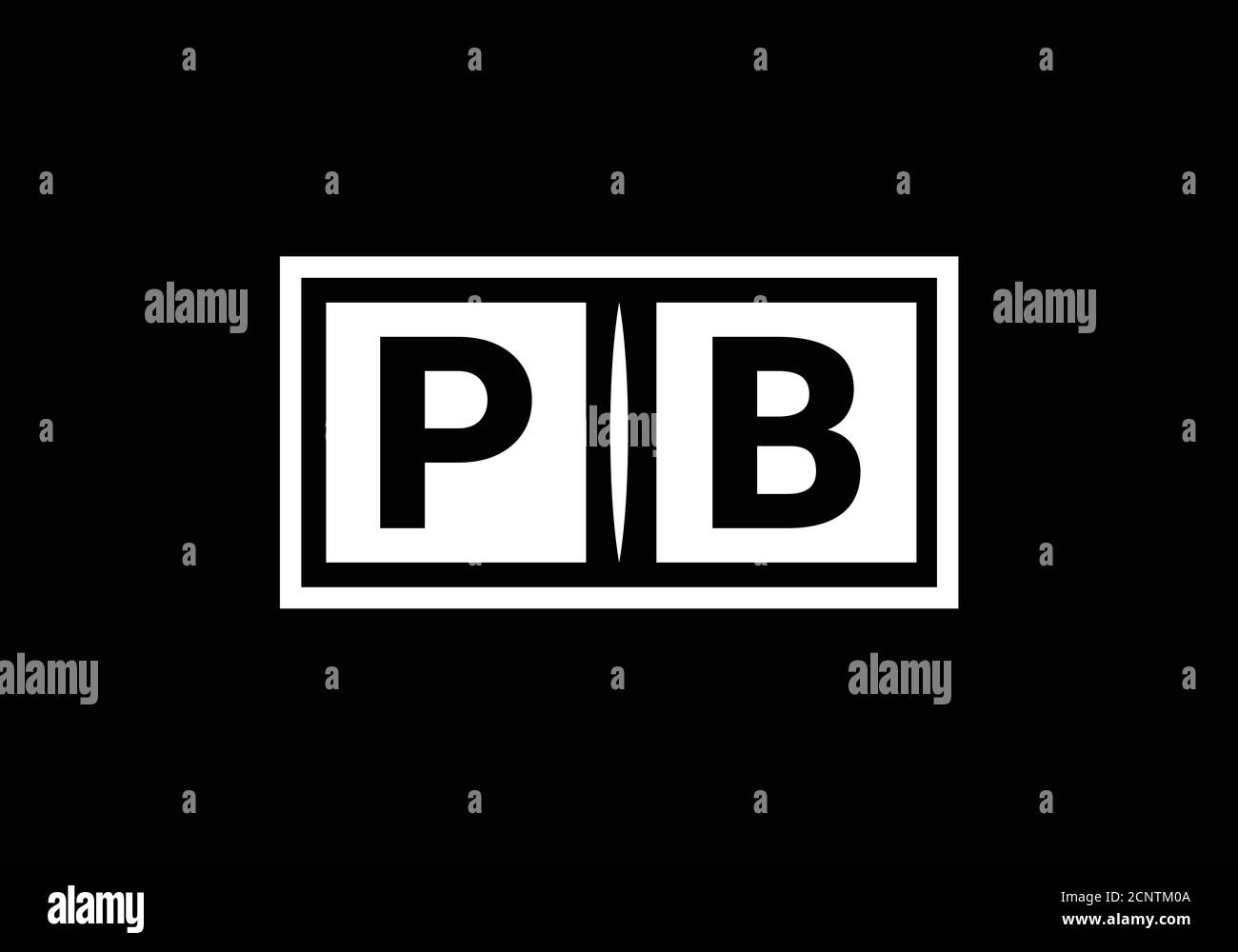 P B Initial Letter Logo design, Graphic Alphabet Symbol for Corporate ...