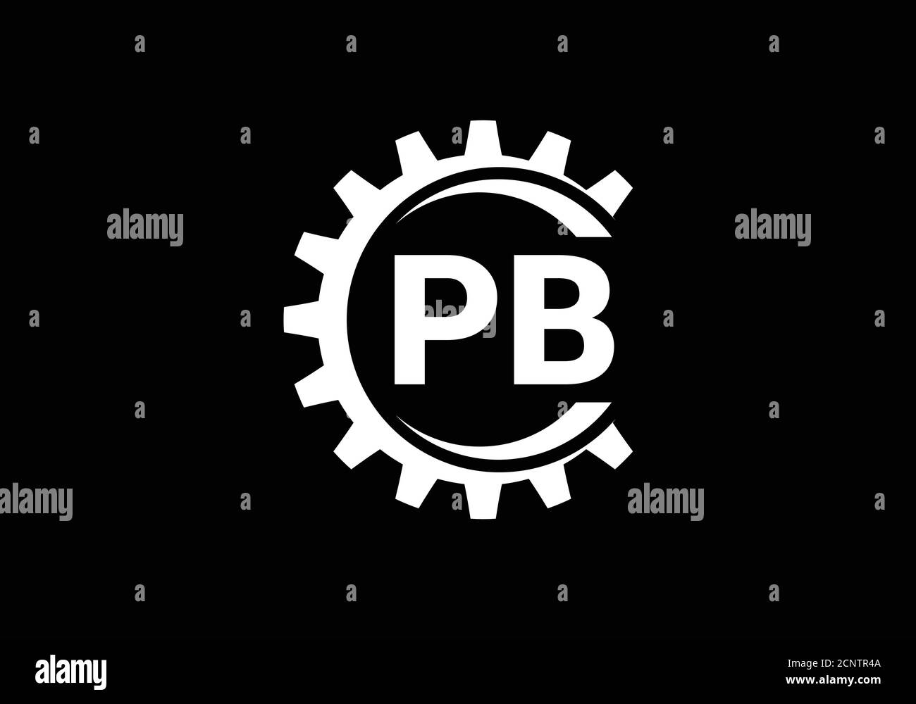P B Initial Letter Logo design, Graphic Alphabet Symbol for Corporate ...