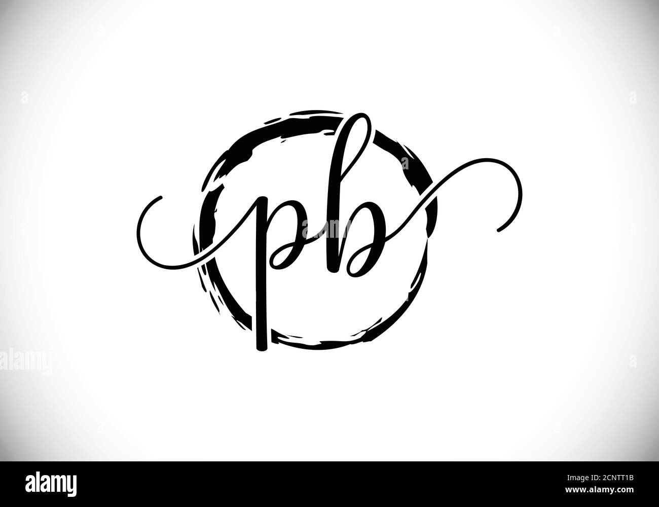 P B Initial Letter Logo design, Graphic Alphabet Symbol for Corporate ...