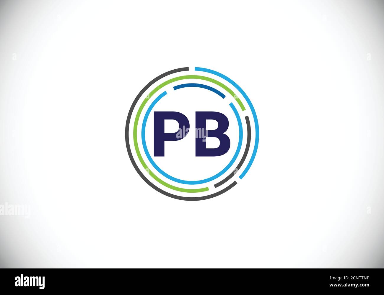 P B Initial Letter Logo design, Graphic Alphabet Symbol for Corporate ...
