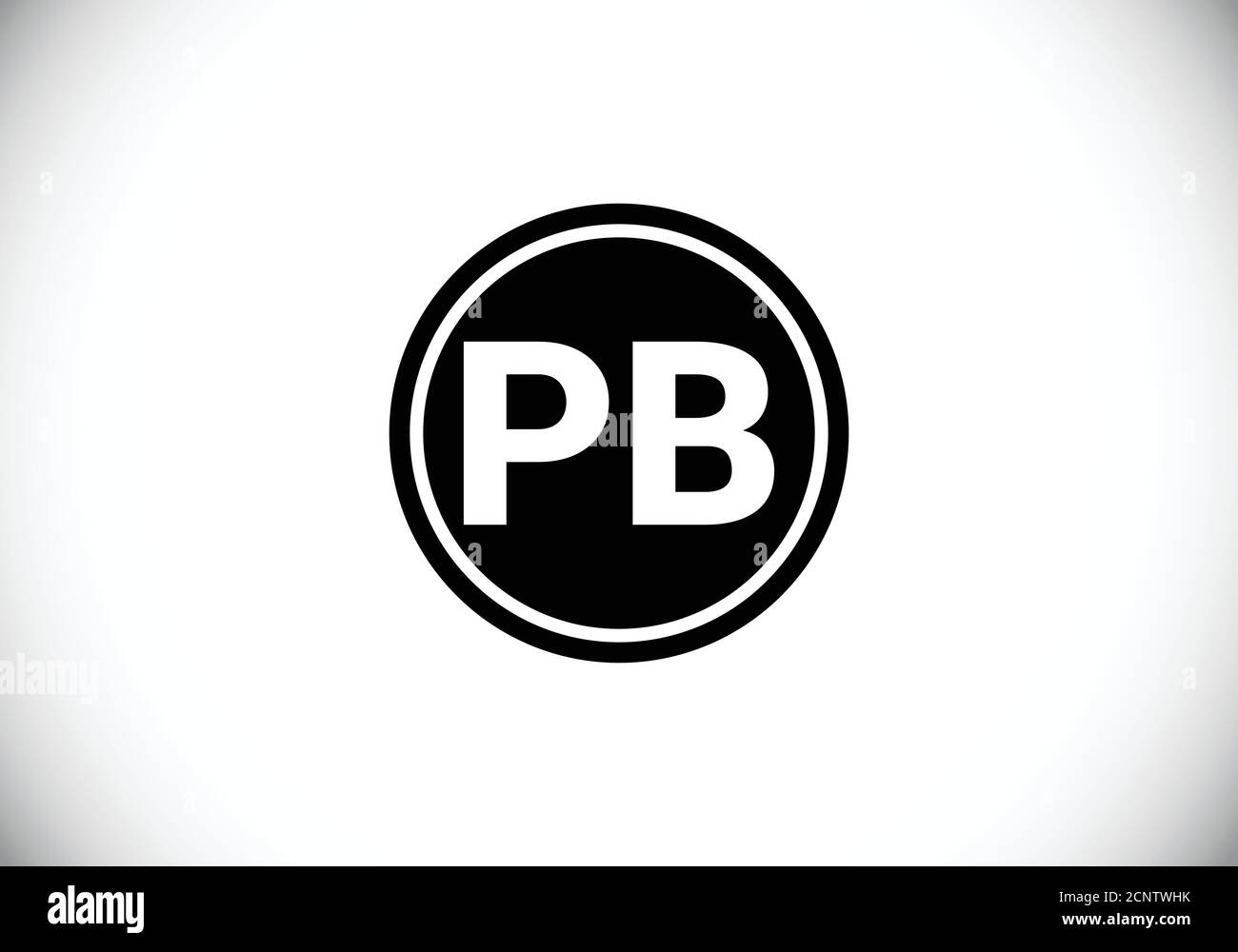 P B Initial Letter Logo design, Graphic Alphabet Symbol for Corporate ...