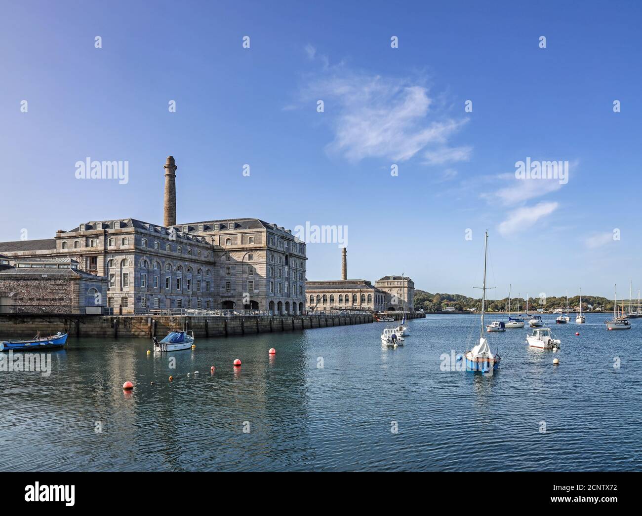 Royal William Yard in Stonehouse Plymouth. Former MOD vitualling yard ...