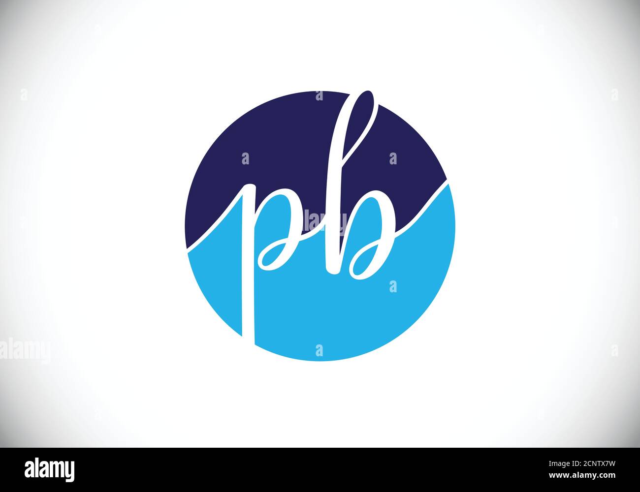 P B Initial Letter Logo design, Graphic Alphabet Symbol for Corporate ...