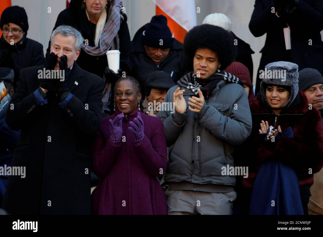 Dante de blasio and chiara de blasio hi-res stock photography and ...