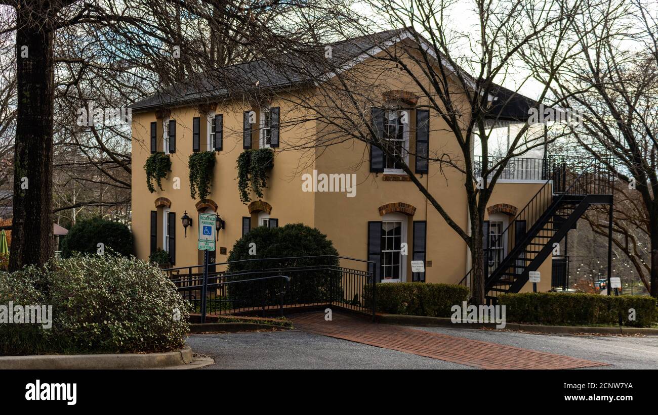 Historical Home in Downtown Greenville South Carolina Stock Photo - Alamy