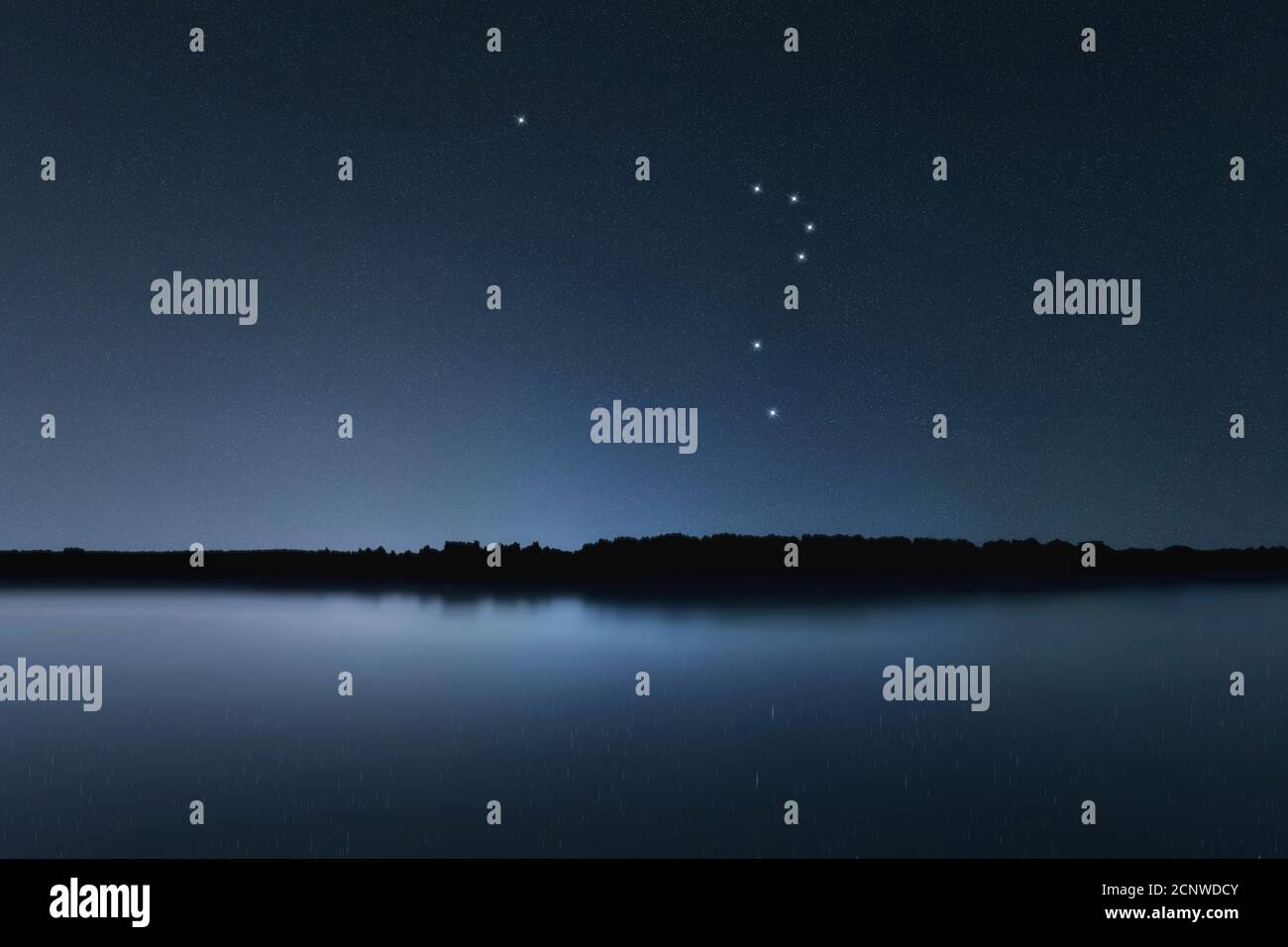 Horologium star constellation, Night sky, Cluster of stars, Deep space ...