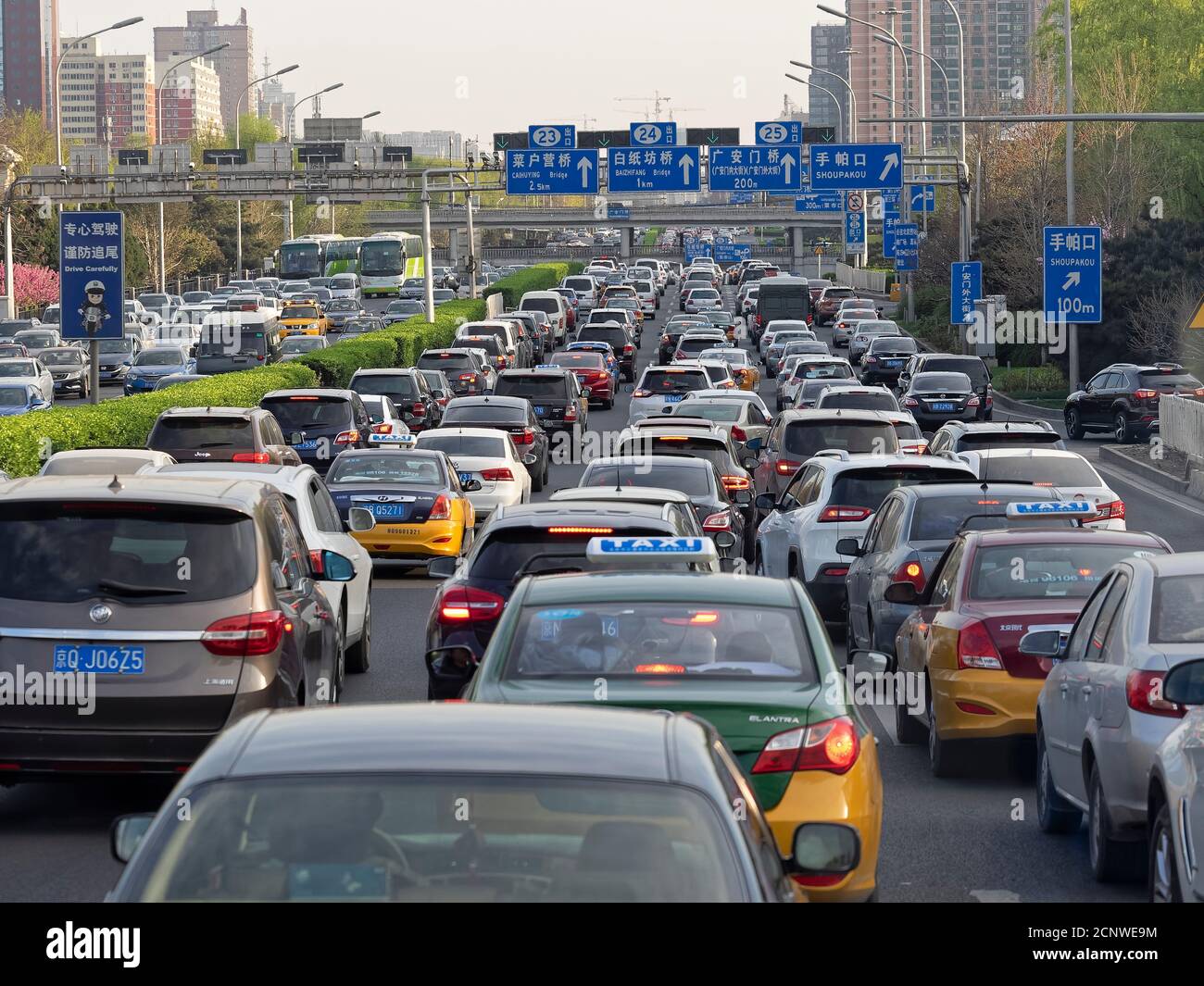 Beijing traffic jam Stock Photo - Alamy