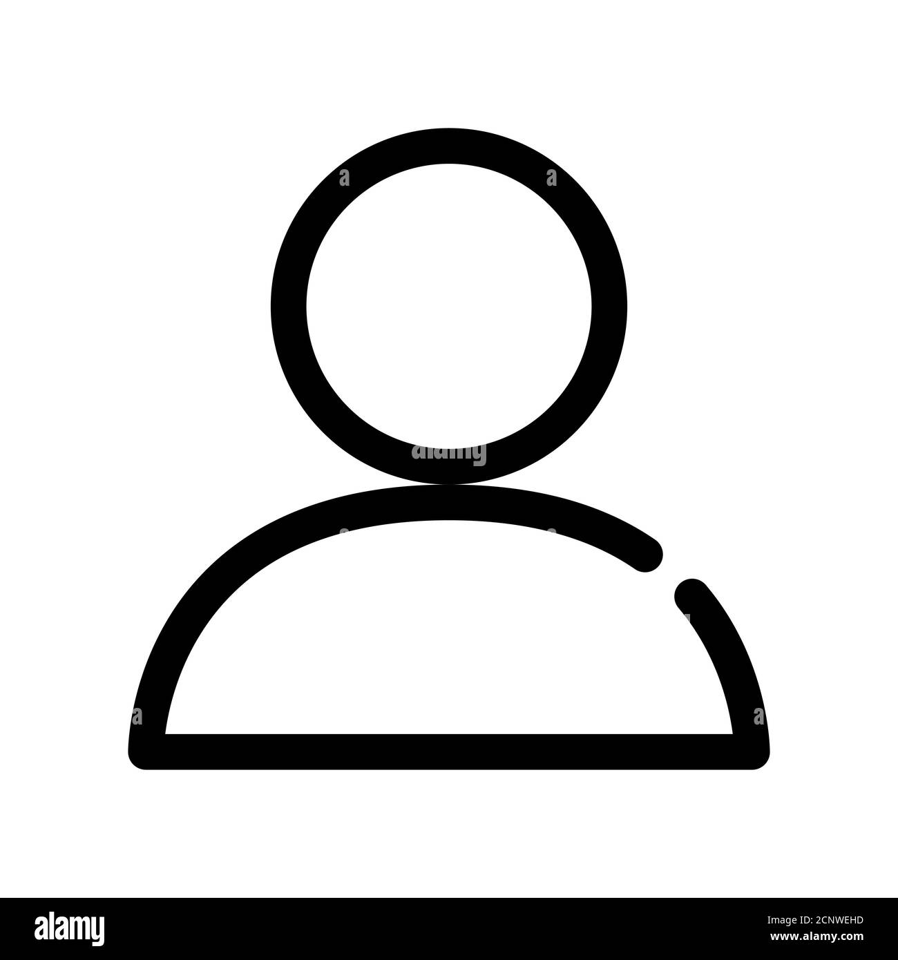 Person Outline Black and White Stock Photos & Images - Alamy