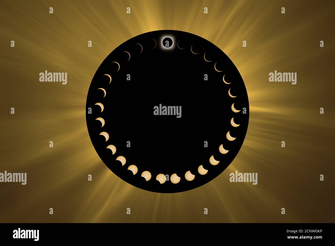 Total Solar Eclipse Stock Photo - Alamy