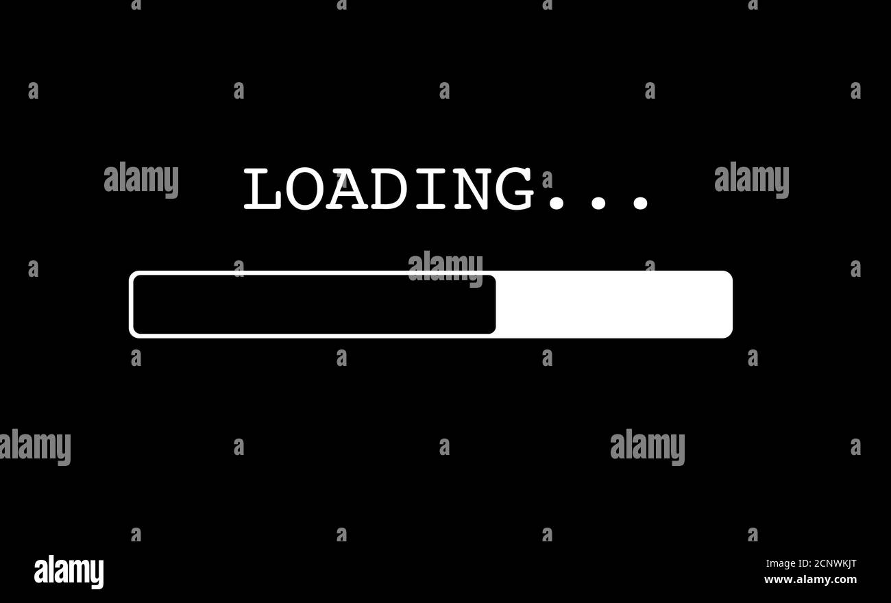 Loading progress bar. Black scale. vector eps 10 Stock Vector Image ...