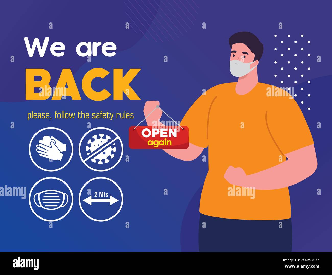 Man hanging washing Stock Vector Images - Alamy