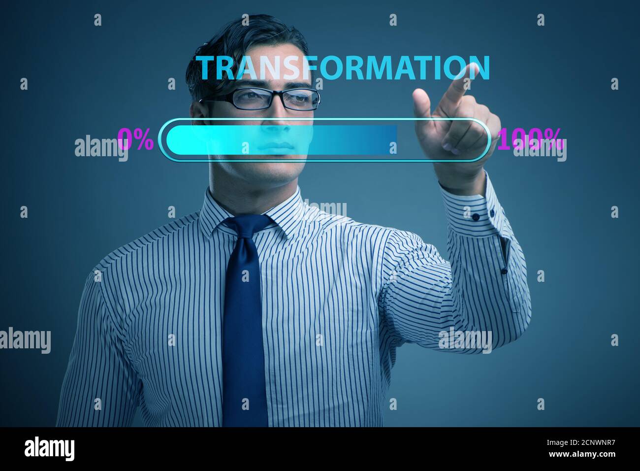 Concept of the corporate business transformation Stock Photo - Alamy