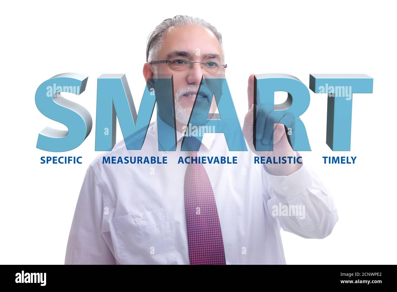 Concept of SMART objectives in the performance management Stock Photo ...