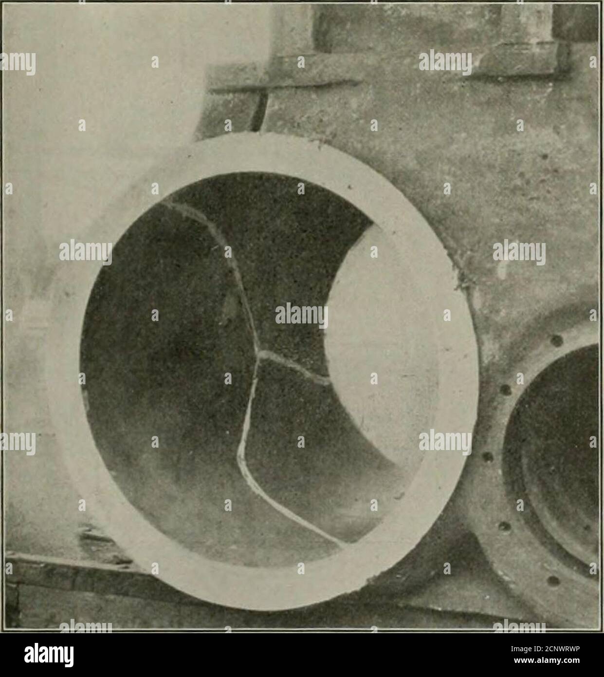 . Railway mechanical engineer . The Broken Casting as Received in the ...
