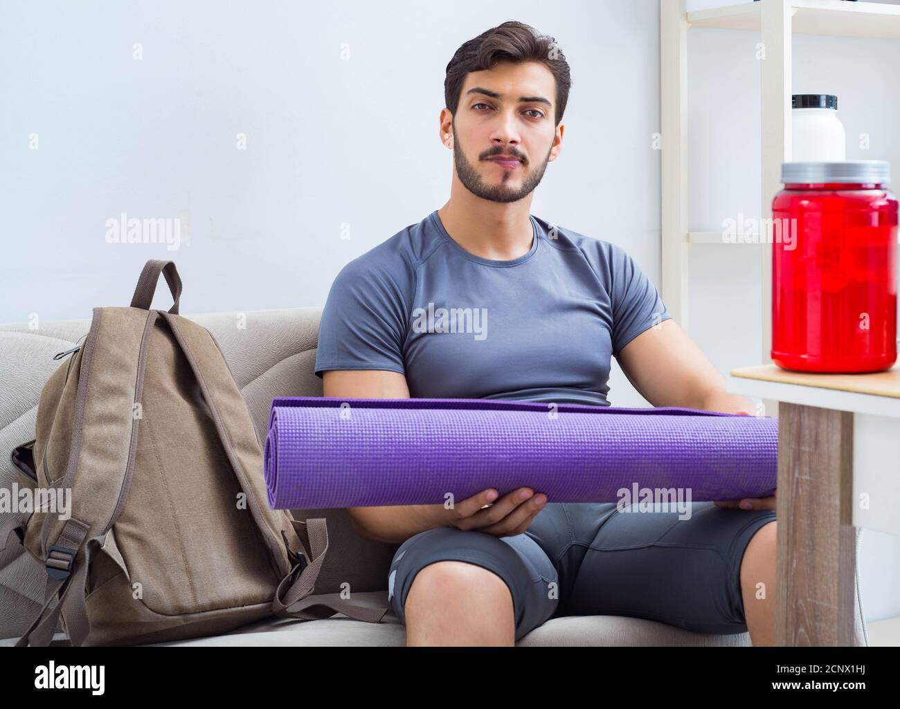Getting ready fit backpack hi-res stock photography and images - Alamy