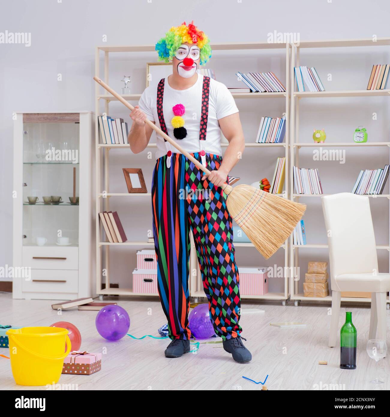 Cleaner cleaning comedy hi-res stock photography and images - Alamy