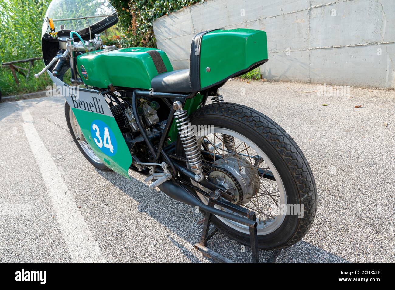 Classic motorcycle benelli hi-res stock photography and images - Alamy