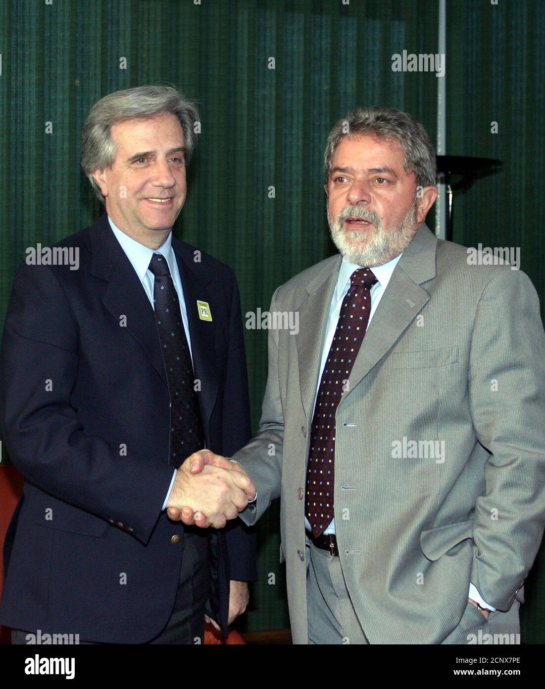 Lula da silva and tabare vasquez hi-res stock photography and images ...