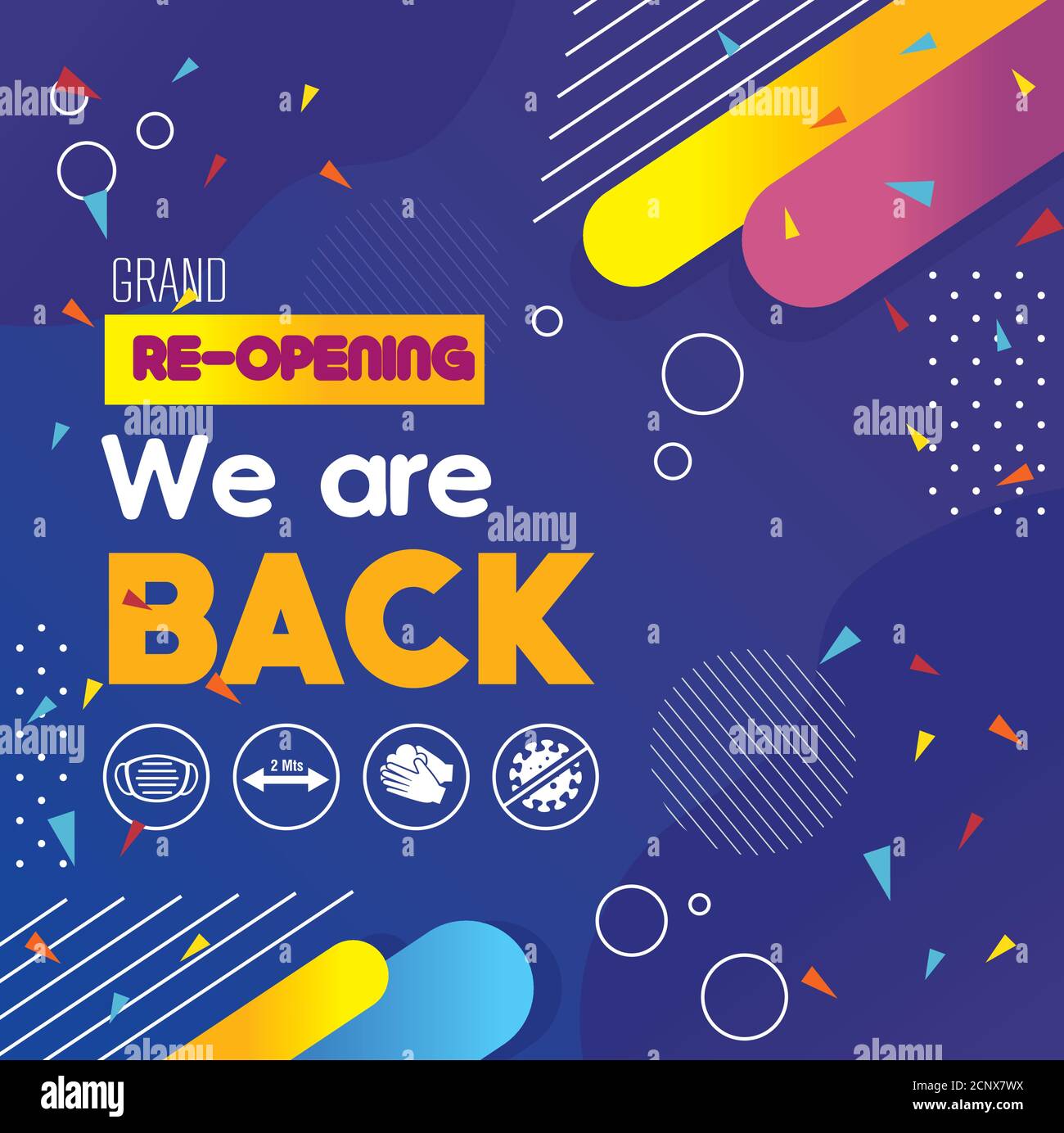 Been welcoming back customers Stock Vector Images - Alamy