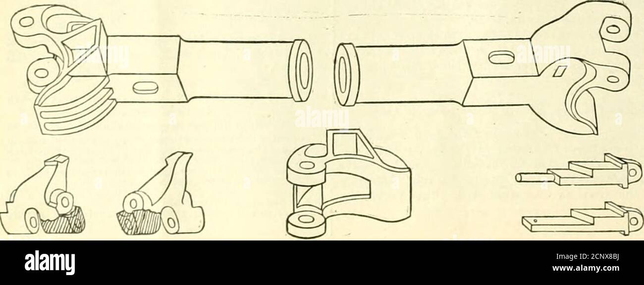 . Railway master mechanic . initial spring C, driving back the wedge ...