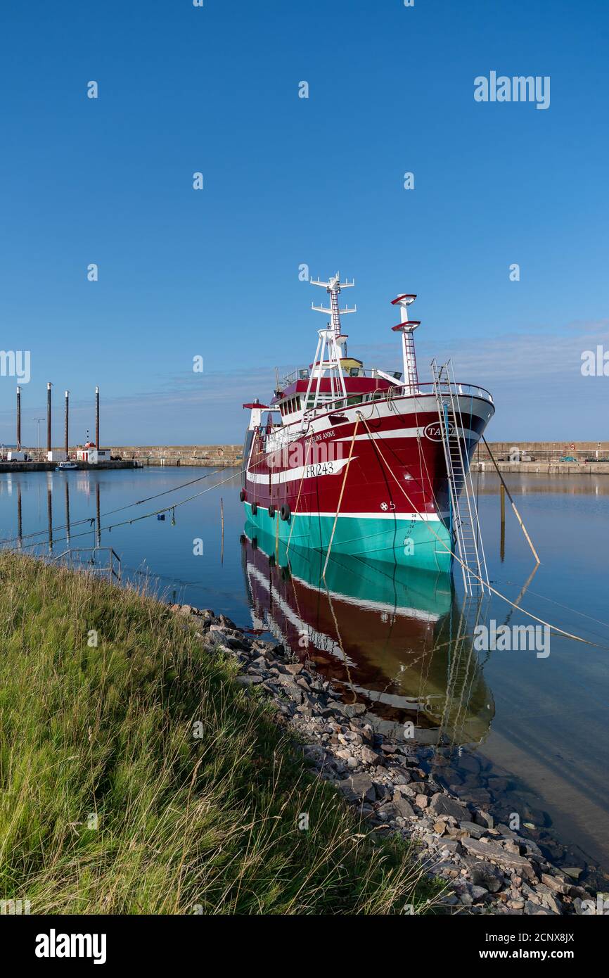 Buckie Harbour, Moray, UK. 18th Sep, 2020. UK. This is the scene of ...