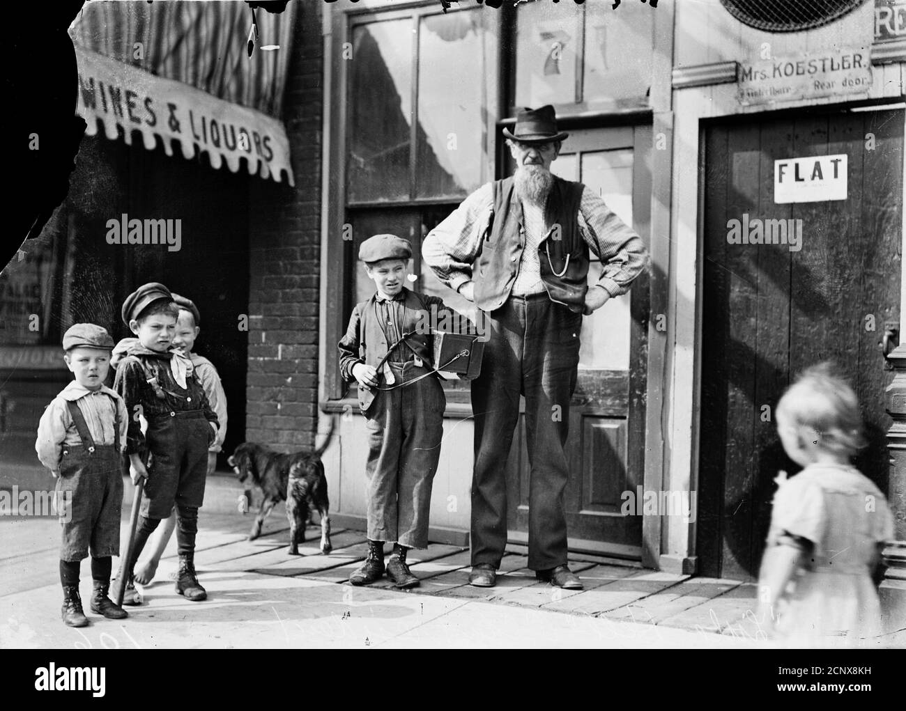Uncle Sam, the oldest resident of Little Hell, Chicago, Illinois Stock ...