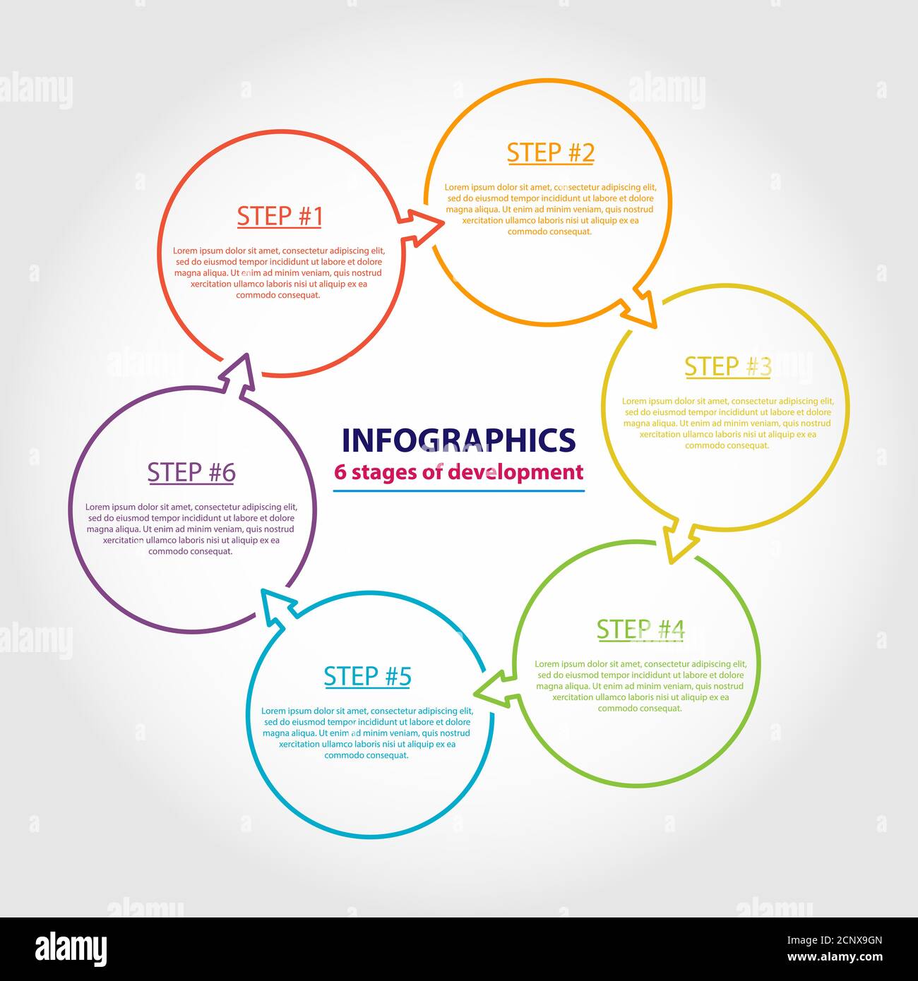 Chart for infographics. Visual description of the process, development ...
