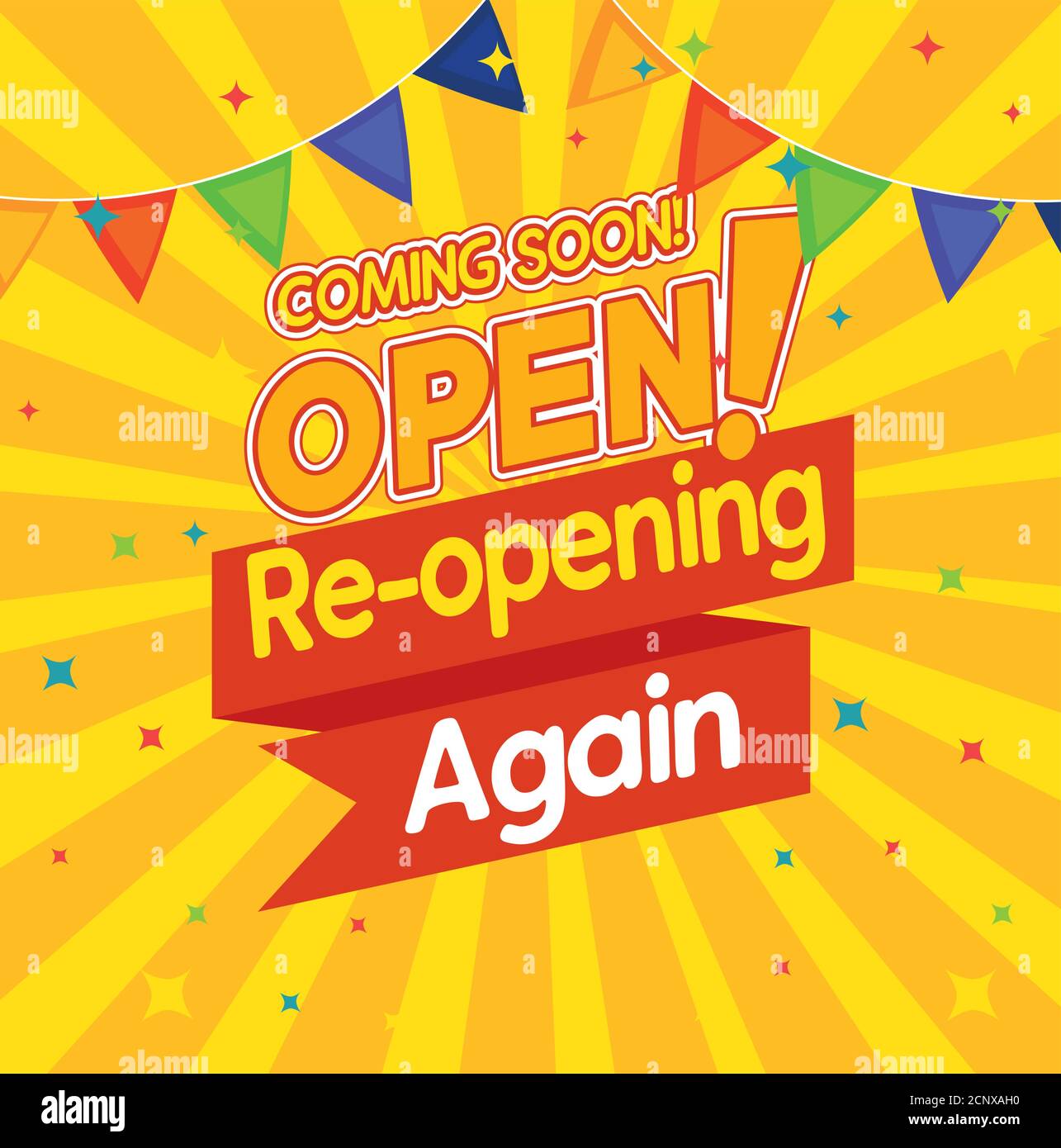 Reopening info hi-res stock photography and images - Alamy
