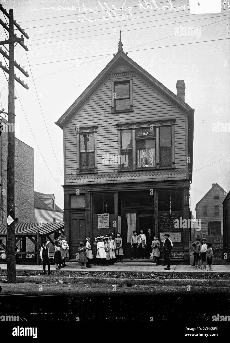 Settlement house Black and White Stock Photos & Images - Alamy