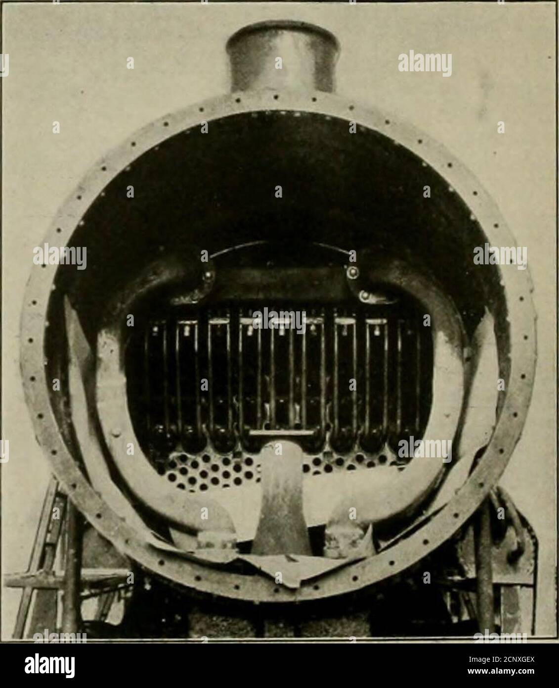 . Railway mechanical engineer . Fig. 2.—Method of Cutting and Welding ...