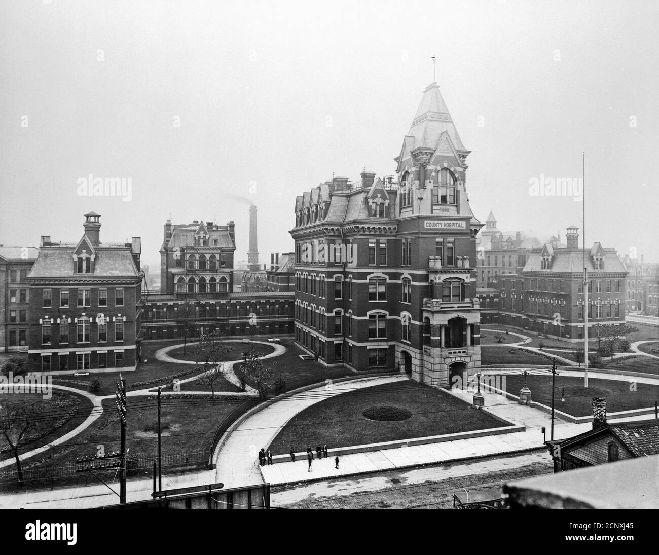 Cook county hospital Black and White Stock Photos & Images - Alamy