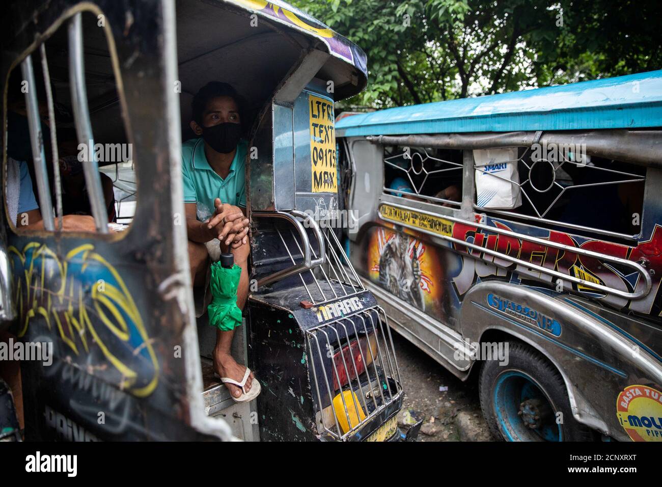 Inside jeepney hi-res stock photography and images - Alamy
