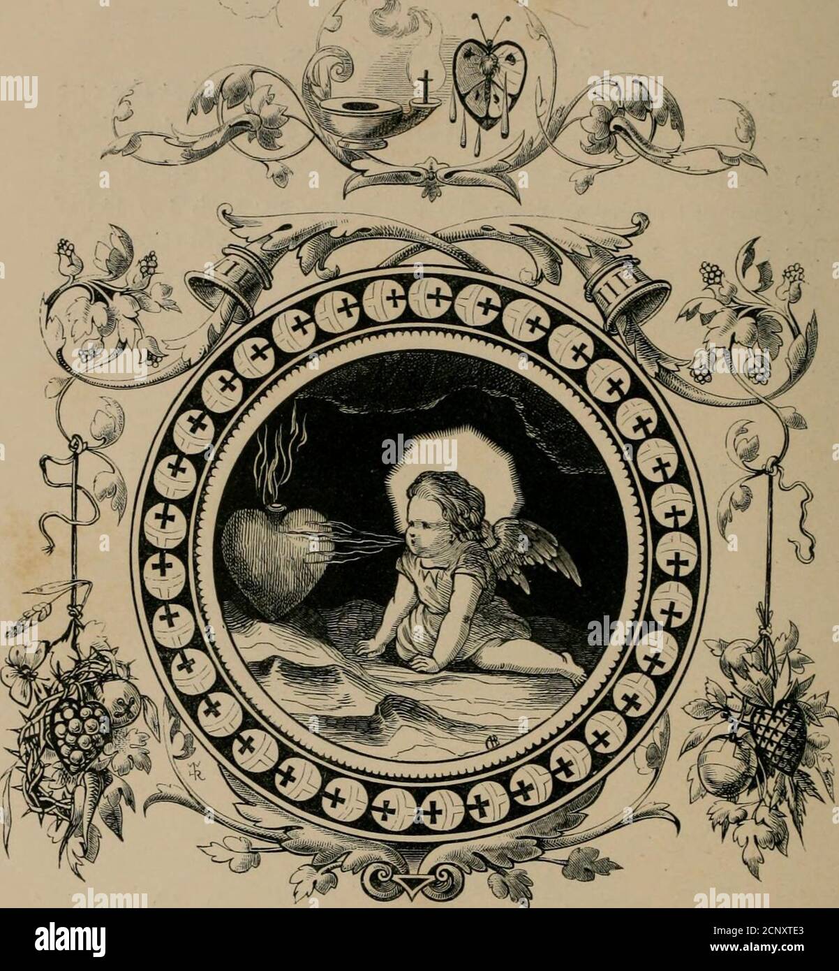 . Quarles' emblems Stock Photo - Alamy