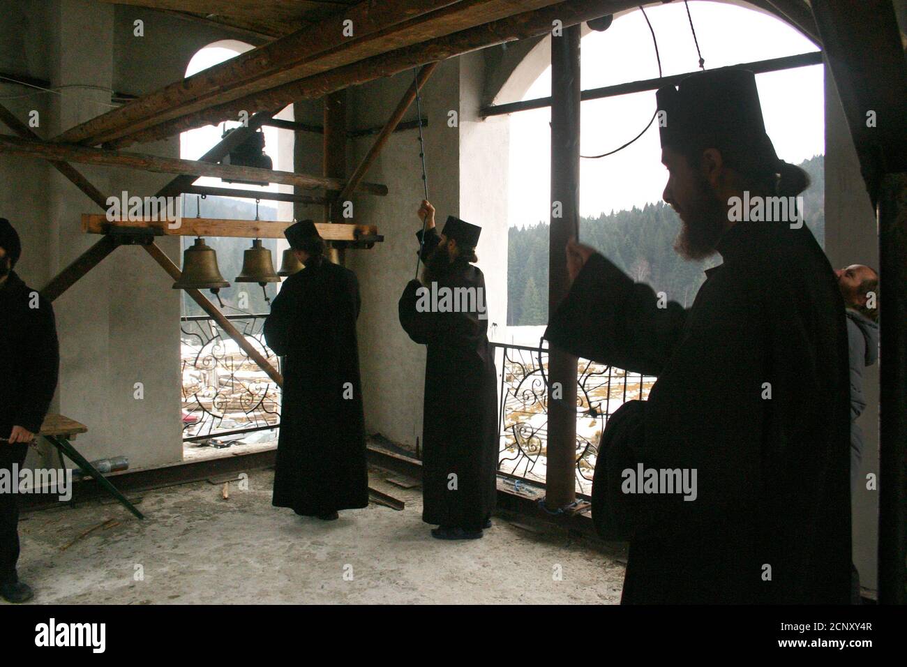 Christian monks praying hi-res stock photography and images - Alamy