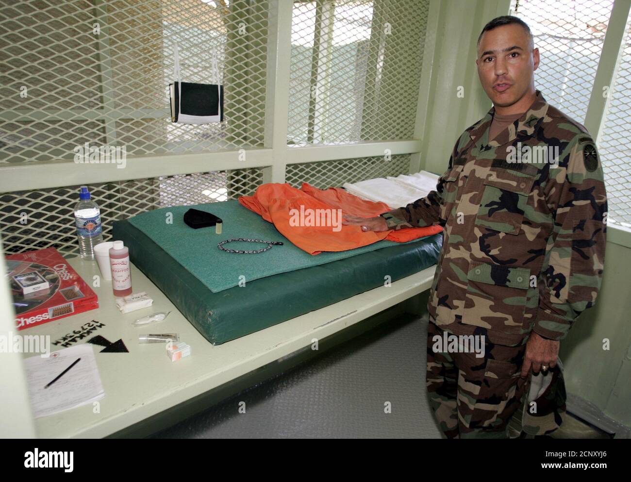 Prison cell in guantanamo hi-res stock photography and images - Alamy