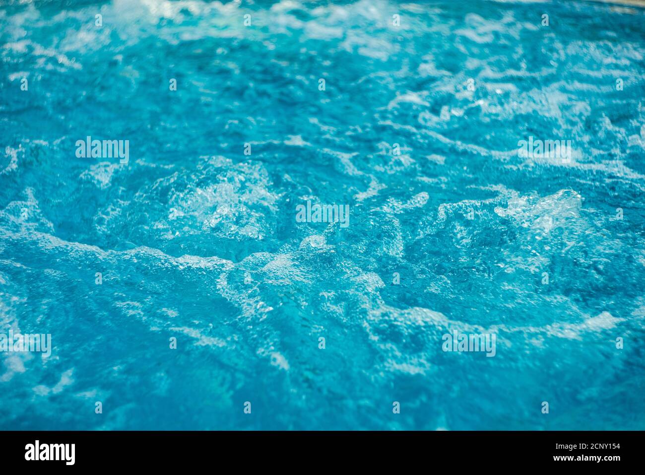 Outdoor pool with blue water as a summer travel concept Stock Photo - Alamy