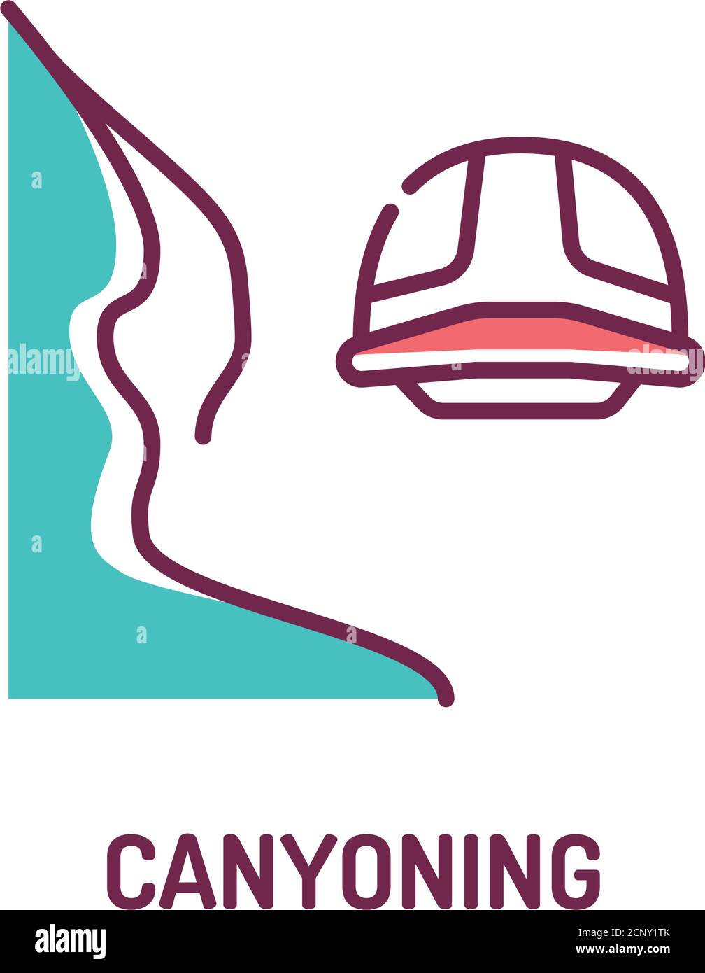 Climbing canyon Stock Vector Images - Alamy