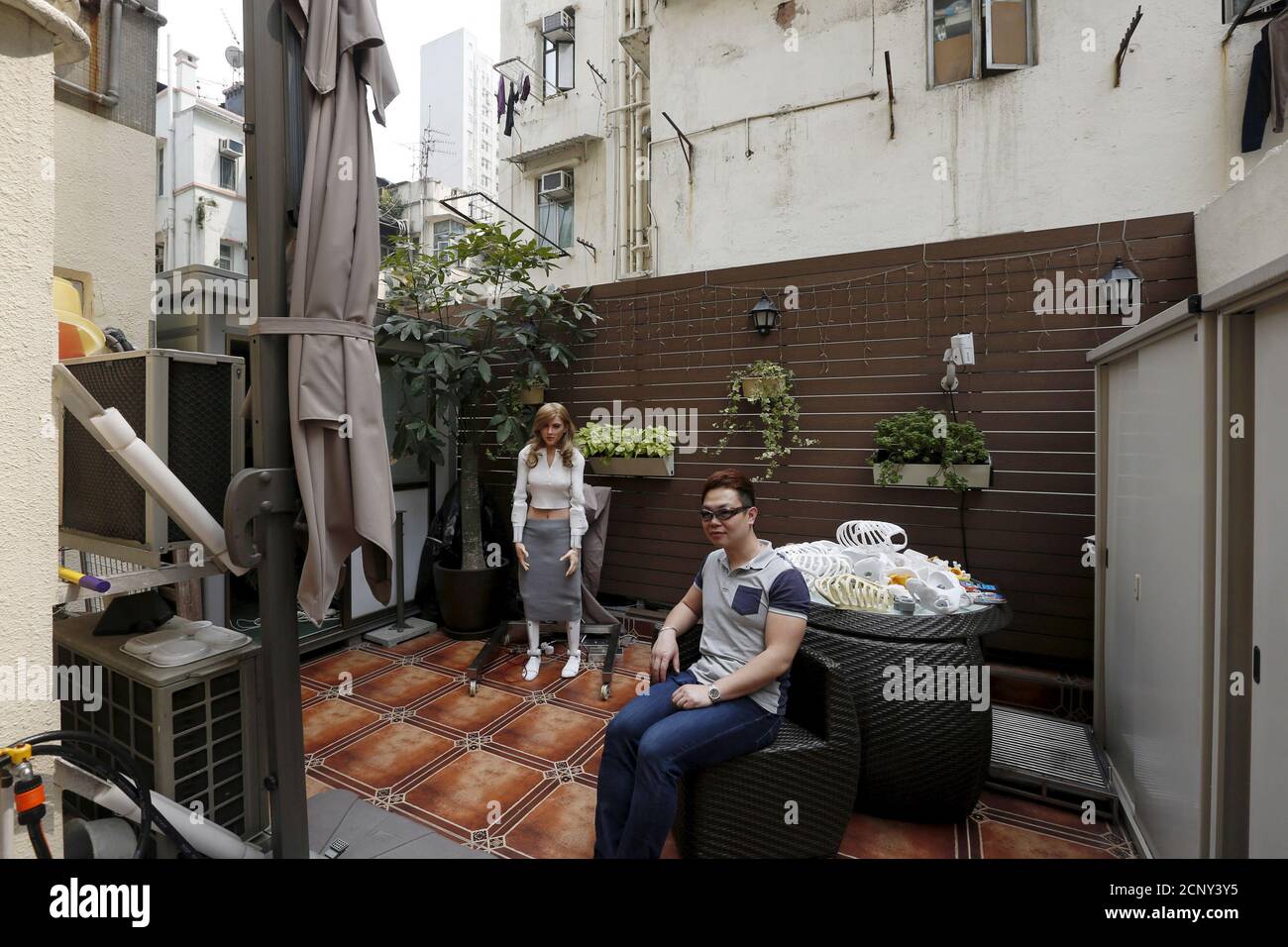 Modelled life size hi-res stock photography and images - Alamy