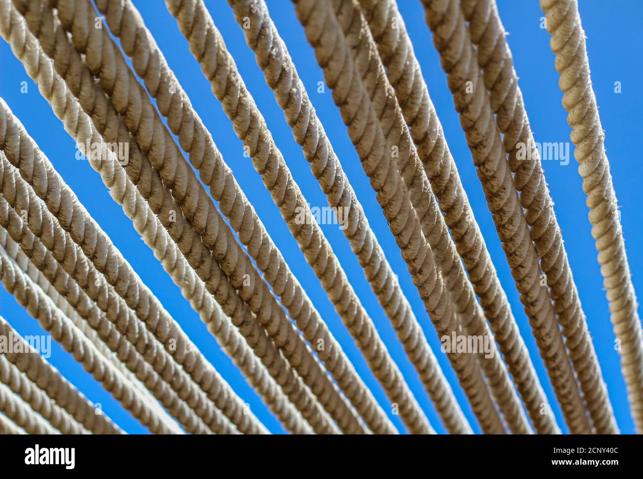 Resort rope fence hi-res stock photography and images - Alamy