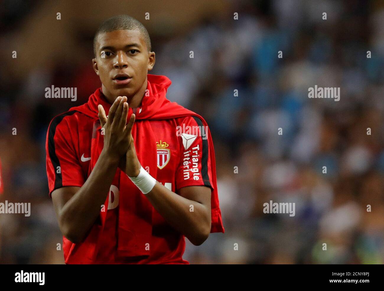 Kylian mbappe monaco ligue 1 2017 hi-res stock photography and images ...