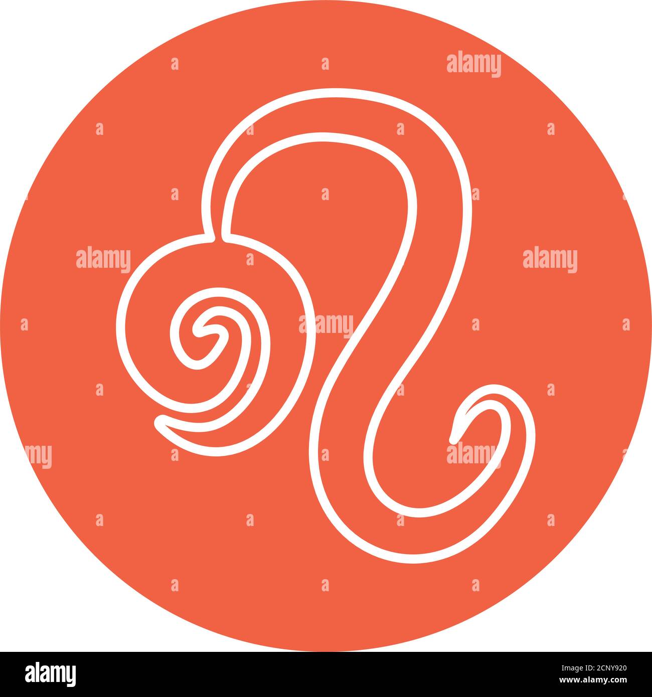 Lion color line icon. Zodiac sign. Astrology and horoscope. Predictions ...
