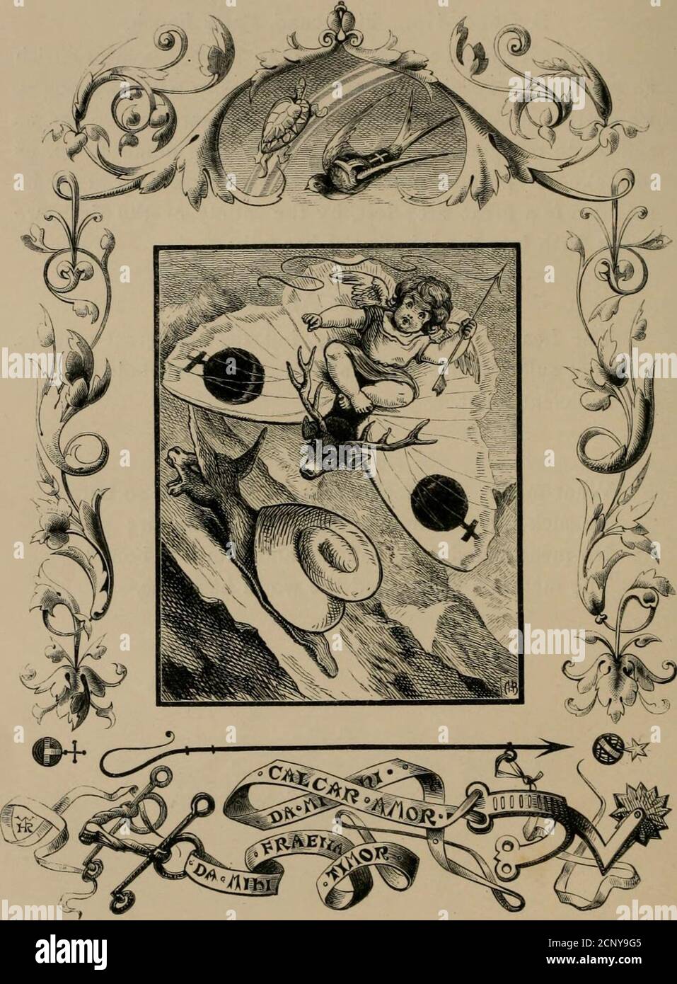 . Quarles' emblems Stock Photo - Alamy