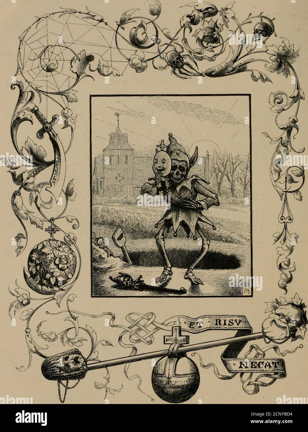 . Quarles' emblems Stock Photo - Alamy