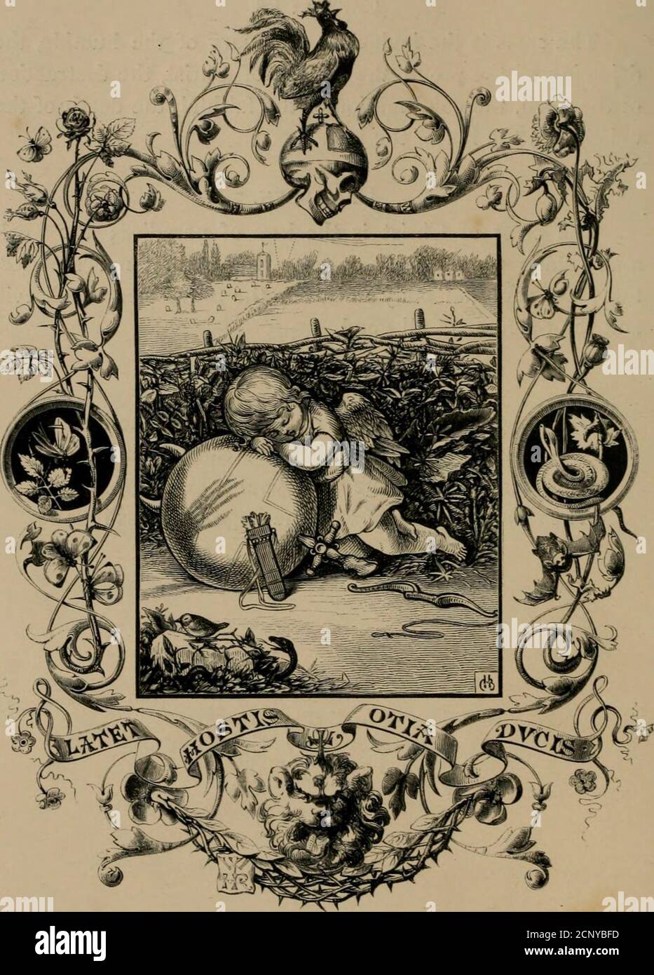 . Quarles' emblems Stock Photo - Alamy