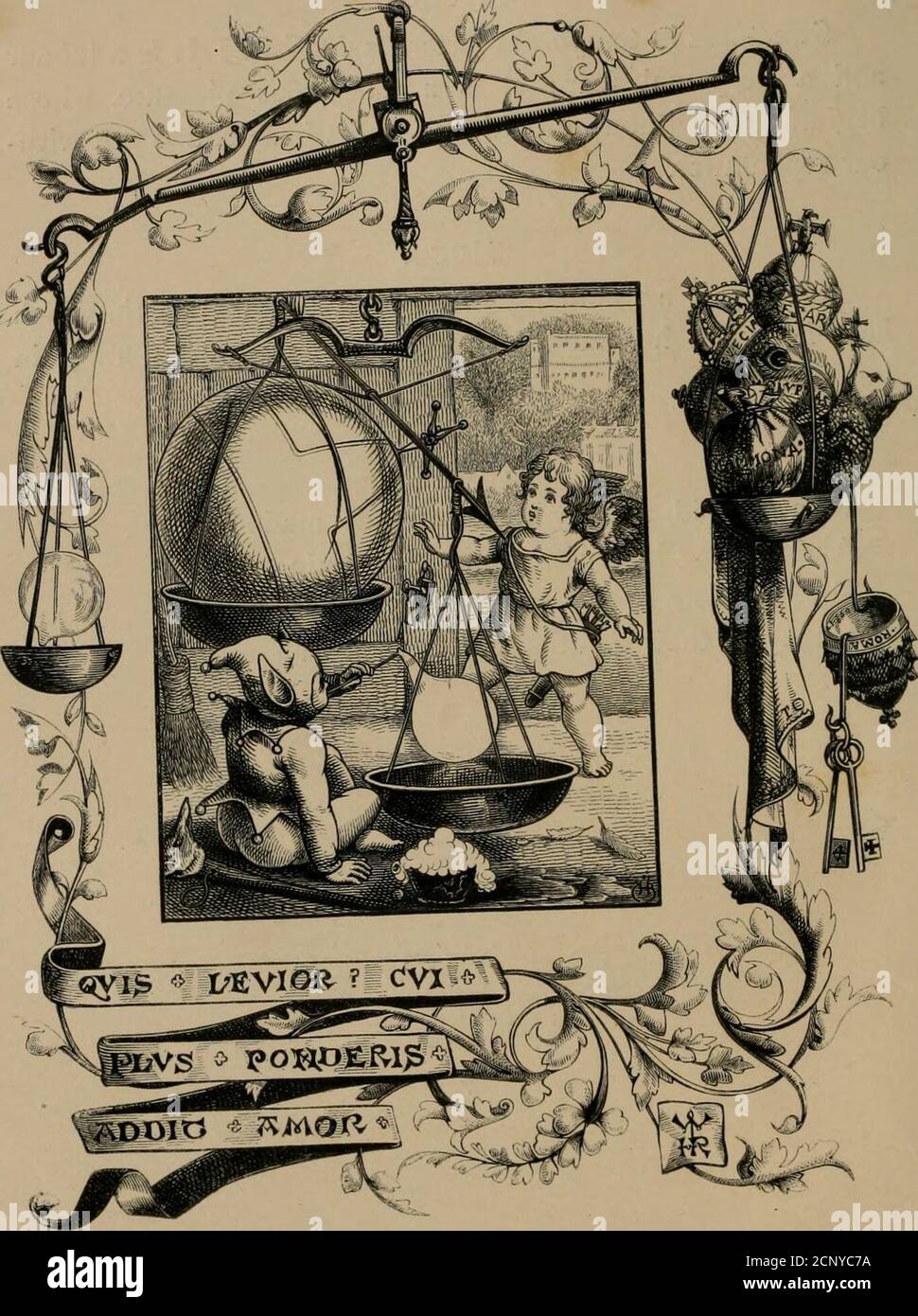 . Quarles' emblems . rir Stock Photo - Alamy