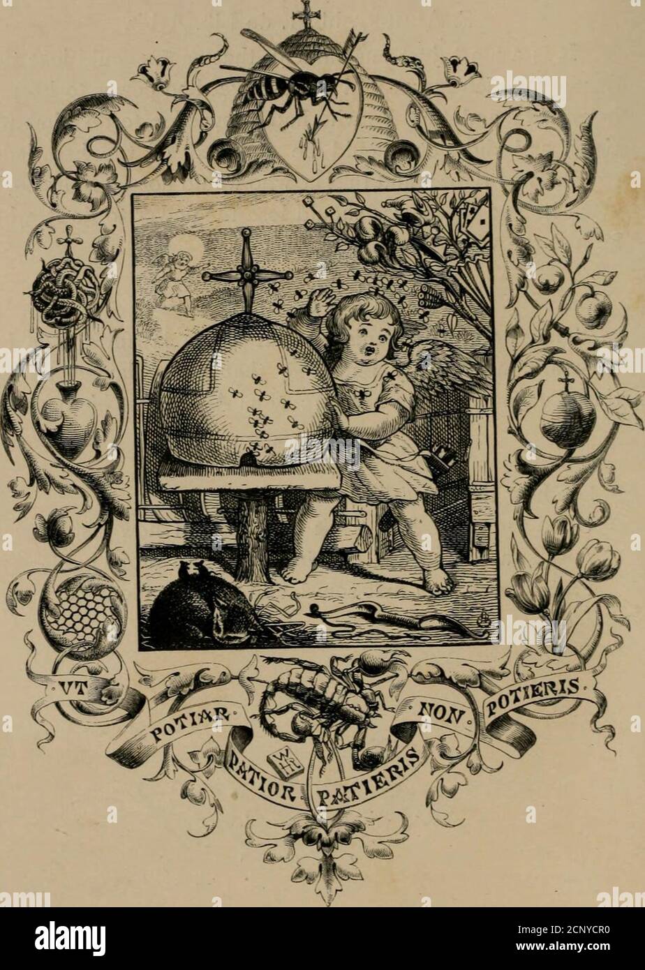 . Quarles' emblems Stock Photo - Alamy